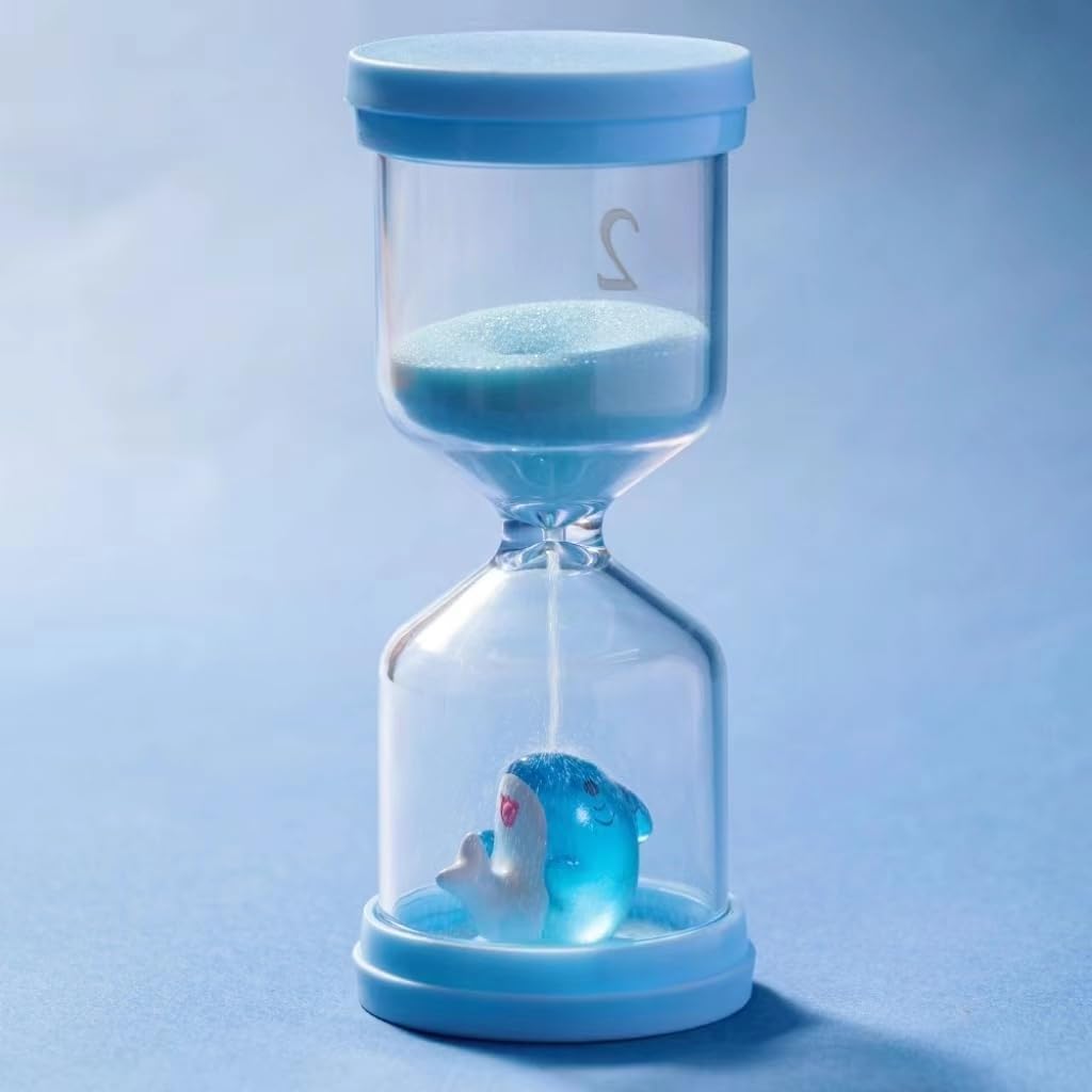 2 Minute Glitter Timer - Sand Toothbrush Timer (Purple) : Amazon.co.uk ...