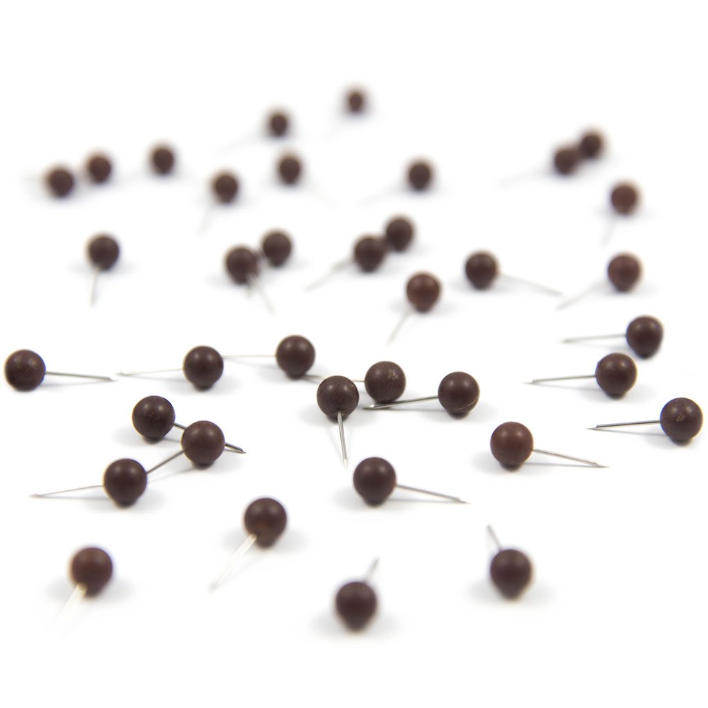 Map Push Pins Coffee Brown By Conquest Maps 1 4 | Desertcart INDIA