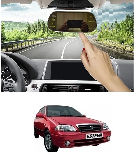 Trigcars ® Esteem Car 7 Inch Full HD 1080 Rear View Mirror Touch Screen ...