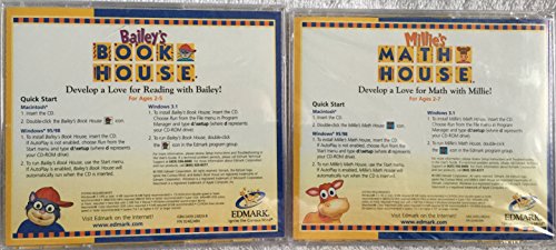 Bundle of 2 CD-Rom Children's Educational Software by Edmark: Bailey's ...