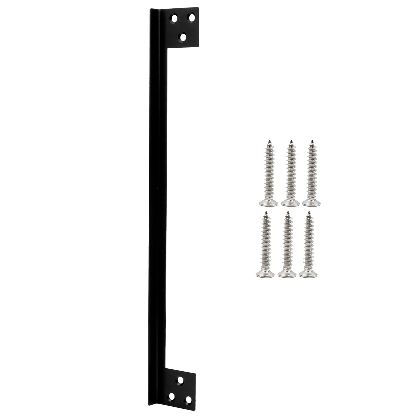 LC LICTOP 11" Black Door Latch Guard Plate Security Protector Cover to ...