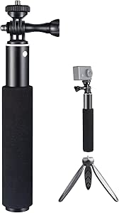 UYDF Action Cam Selfie Stick, Aluminium Telescopic Handheld Selfie ...