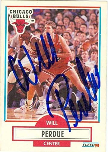 Will Perdue autographed Basketball Card (Chicago Bulls) 1990 Fleer #29 ...