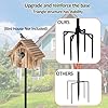 Amazon.com : 78 Inch Birds House Poles Mount Kit Pole Adjustable Heavy ...
