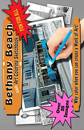 Bethany Beach Adult Art Coloring SketchBook: Trotta, Joel ...