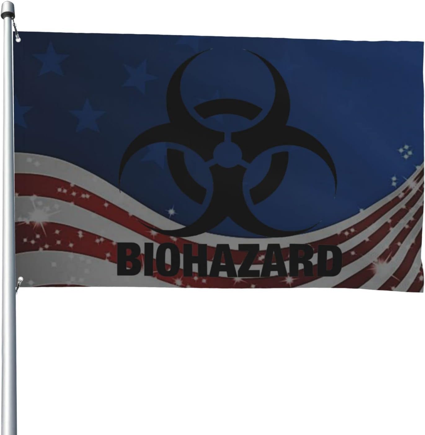 Amazon.com : Biohazard Warning Symbol Flag 4X6 Feet - Vivid Color and ...