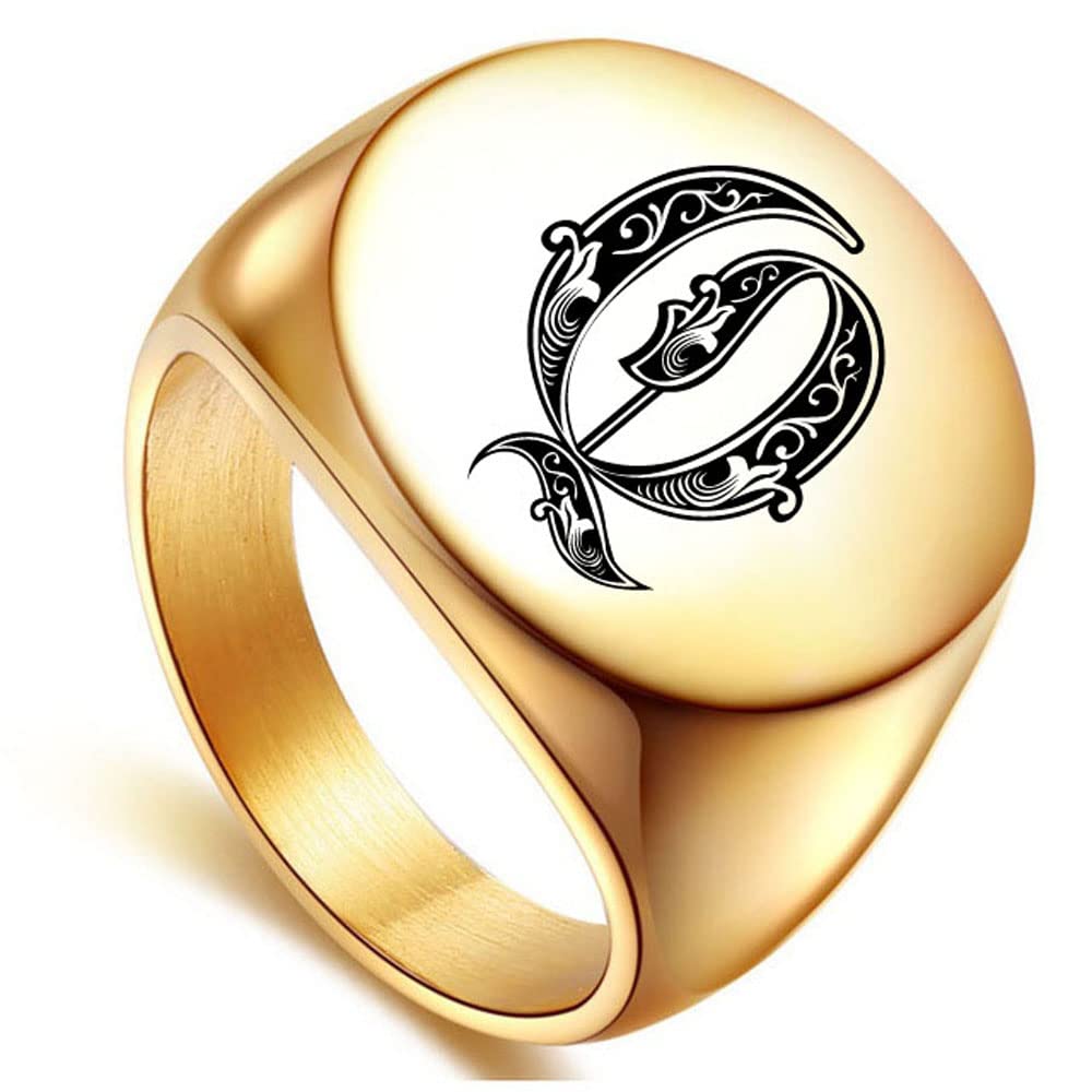 Gold Rings For Men With Name
