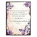 Amazon.com: TracyArt Purple Butterfly Motivational Wall Decor Posters ...