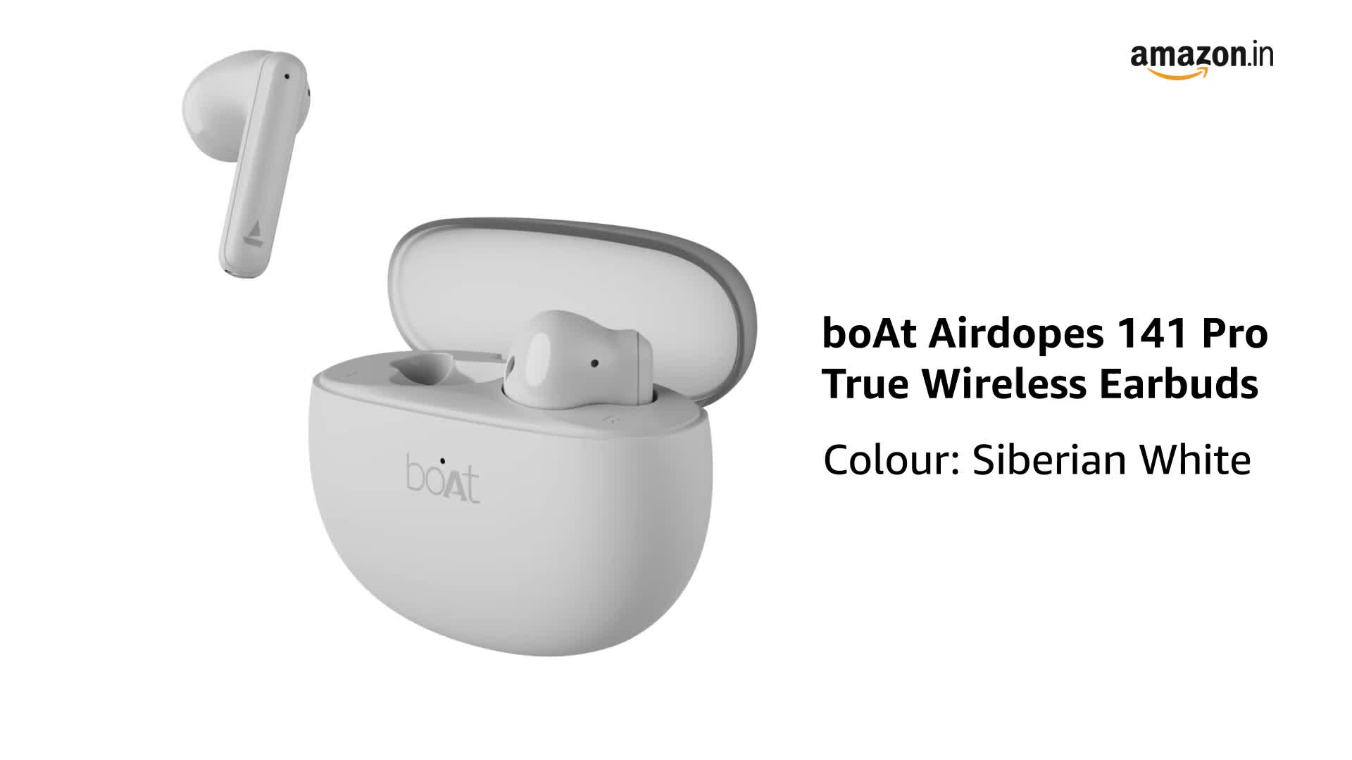 boAt Airdopes 141 Pro True Wireless Earbuds with 45H Playtime, Quad ...