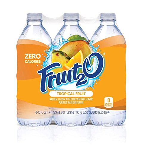 Snapklik.com : Fruit2O Zero Calorie Flavored Water, Tropical Fruit, 6 Count