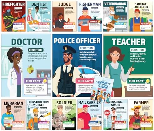 Amazon.com: Jaguar Educational Career Clusters Set of 16 Laminated ...