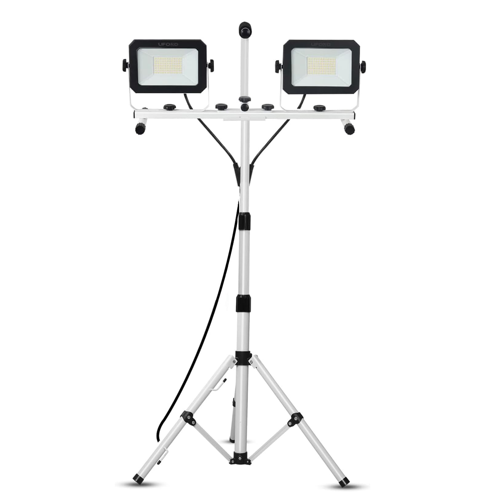 UFOND 10000 Lumen LED Work Light with Stand,Detachable Waterproof Dual ...
