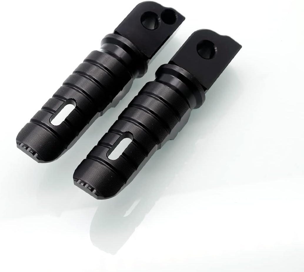 Amazon.com: MZS Motorcycle Foot Pegs, 360° Roating Rear Passenger ...