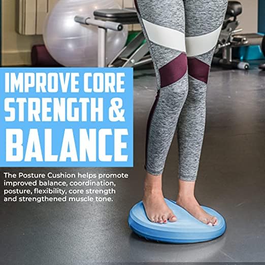 back inflated Posture Wobble Cushion, Stability Balance Disc ...