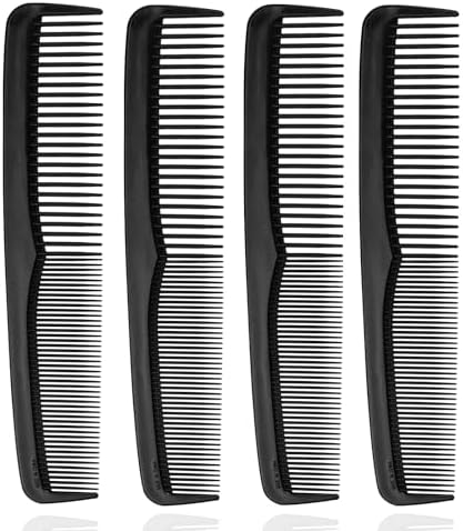 Amazon.com : Gisdo 30 Pack Black Combs in Bulk, 7 inch Double Tooth ...