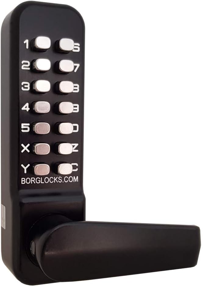 BORG LOCKS BL4401 Wooden Gate Digital Lock With Optional Holdback ...