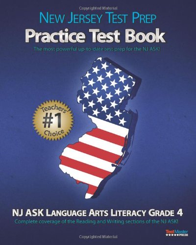 New Jersey Test Prep Practice Test Book Nj Ask Language Arts Literacy ...