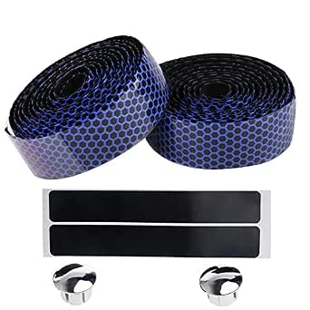 2 Rolls lebar Tas MTB Road Bicycle Handle Bar Ta Slip Drop Bar Wraps ...
