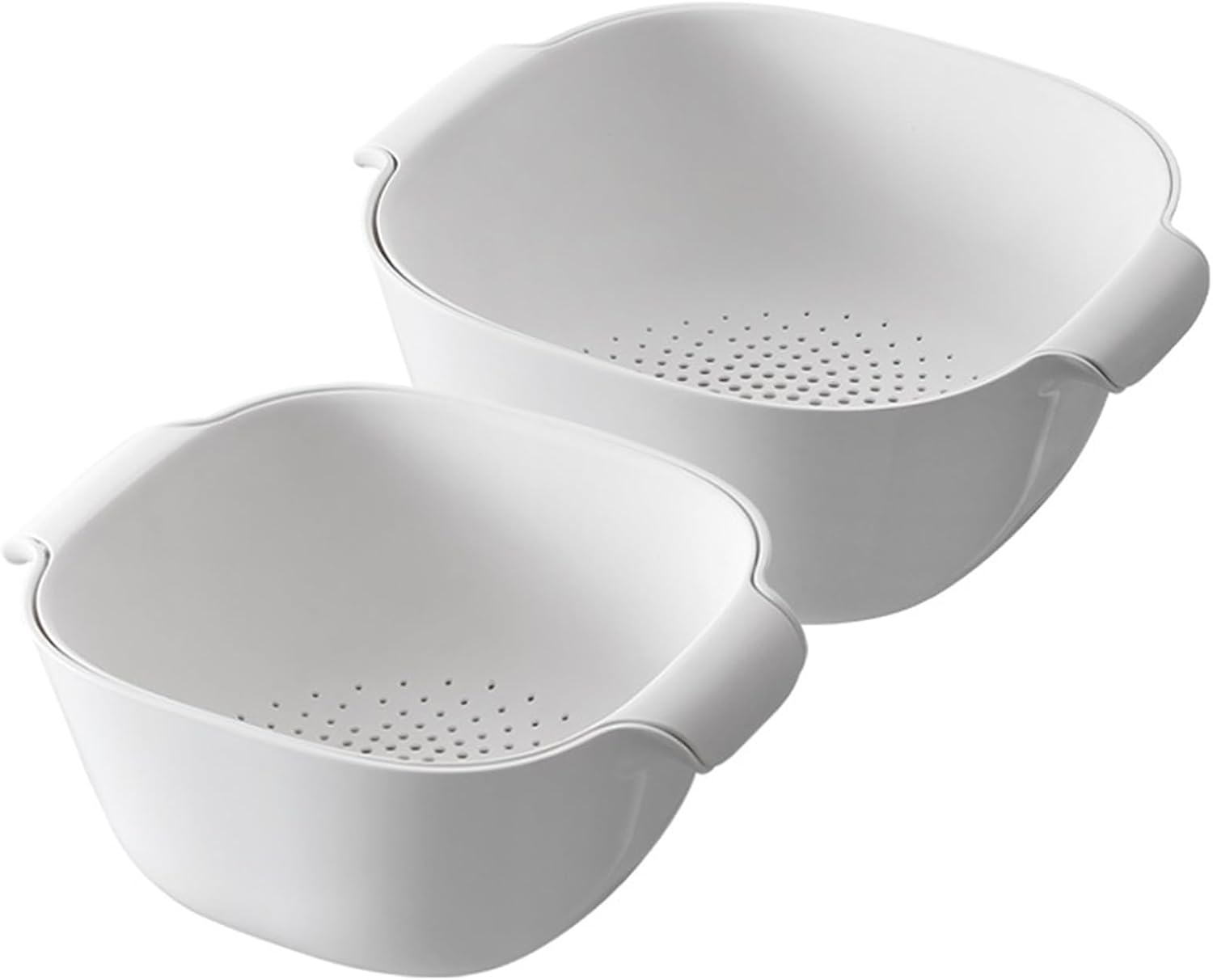 Amazon.com: Large and Small Kitchen Colander Set, Fruits Vegetables ...