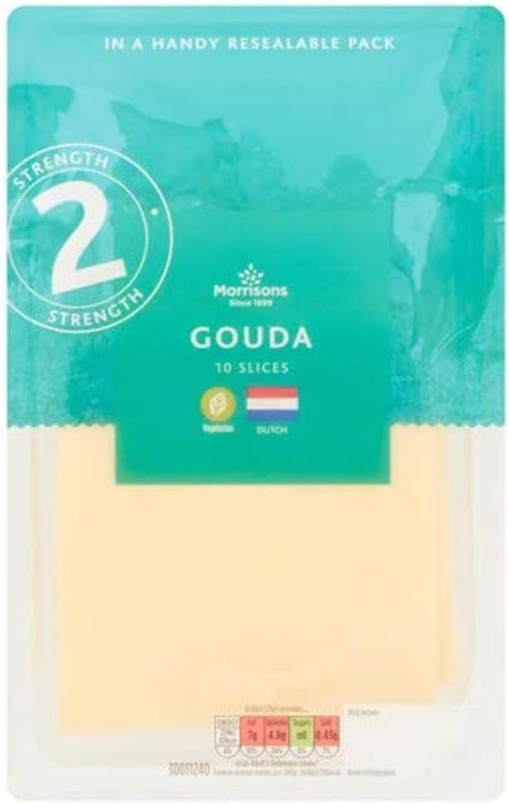 Morrisons Gouda Slices 240g : Amazon.co.uk: Grocery