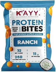 Kayy Protein Bites, Ranch Flavor, 60g: Buy Online at Best Price in ...