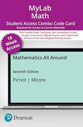 Amazon.com: Mathematics All Around - MyLab Math with Pearson eText ...