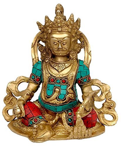 Buy ModernVastu Brass Lord Kuber Murti Lord of Treasure Wealth Maharaj ...