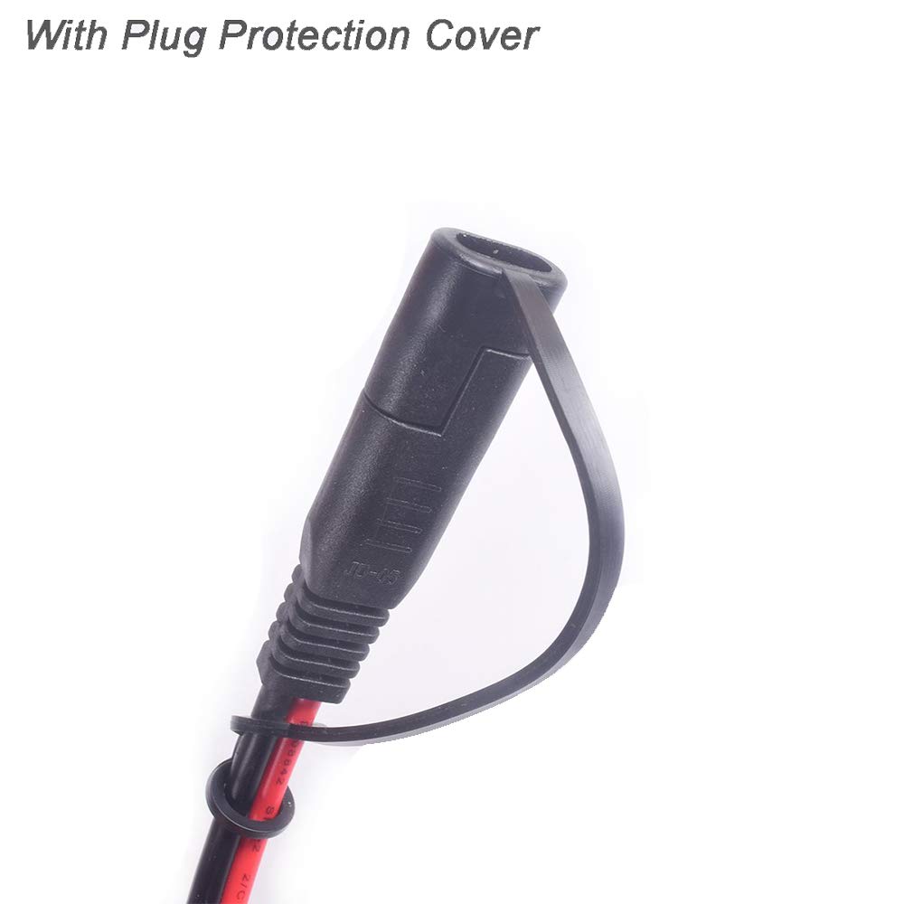 Snapklik.com : 2.5FT SAE To Raw Cable SAE Quick Release Plug Extension ...