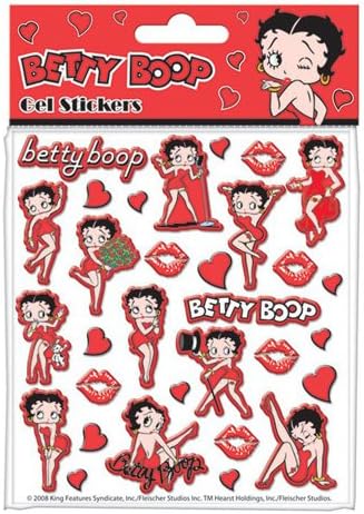 Betty Boop - Sticker Set Gel Pack : Amazon.co.uk: Toys & Games