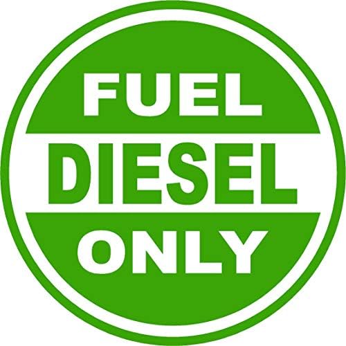 Amazon.com - Diesel Fuel Only Circle Sticker Decal Gas Fuel Tank ...