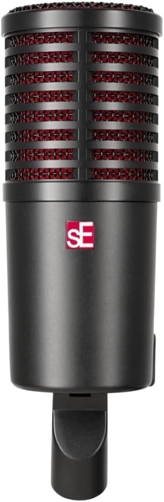 Amazon.com: SE Electronics DCM6 Dynacaster DCM 6 Broadcast Microphone, Black : Musical Instruments