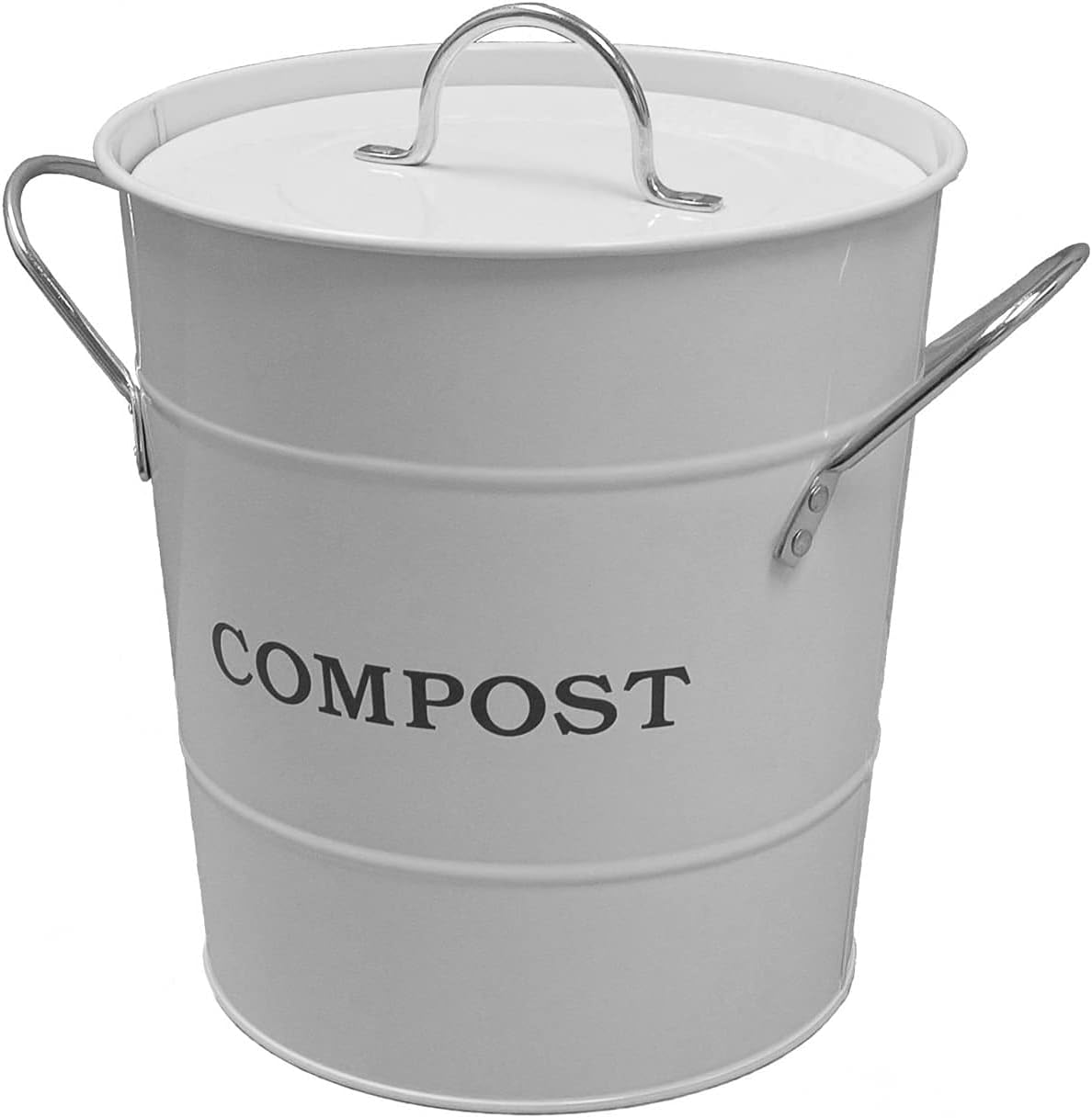 Exaco Contenedor de compost 2 en 1 para encimera de cocina, 1 galón ...