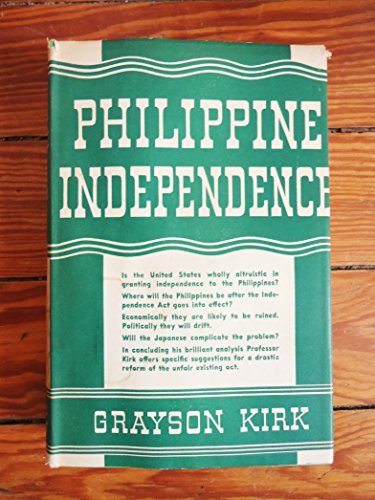 PHILIPPINE INDEPENDENCE. Motives, Problems, and Prospects.: Grayson L ...