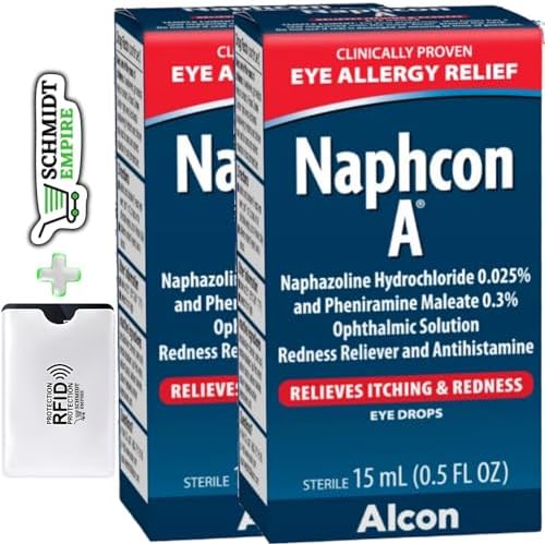 Amazon.com: SCHMIDT EMPIRE Naphcon A Antihistamine Eye Drops for Eye ...