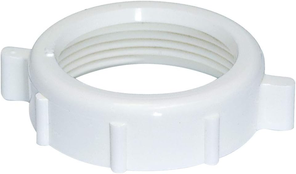 Amazon.com: EZ-FLO 1-1/4 Inch PVC Slip Joint Nut for Tubular Drain ...