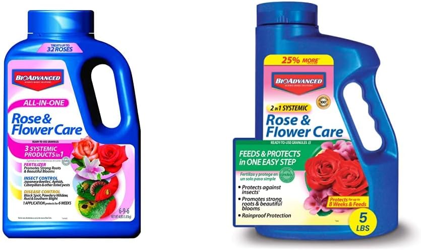 Amazon.com : BioAdvanced All-in-One Rose and Flower Care, Granules, 4 ...