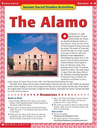 Buy Instant Social Studies Activities: Alamo Book Online at Low Prices ...