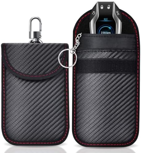 SHSMPXOY 2 PCS Faraday Pouch for car Keys,Faraday Bag,Car Key Signal ...