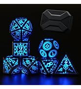 Amazon.com: FONVGOGO Wireless Light Up Dice Set D&D RGB for Dungeons ...