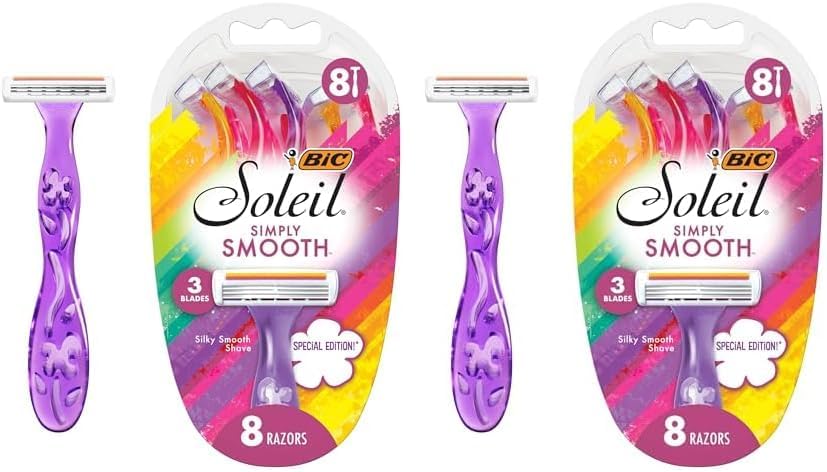Amazon.com: BIC Soleil Simply Smooth Women's Disposable Razors, 3 ...