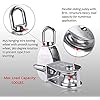 Amazon.com: 2pcs M25 Single Pulley Block with 3pcs Spring Snap Hook ...