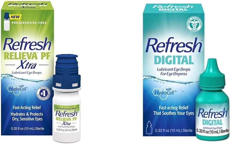 Amazon.com: Bundle of Refresh RELIEVA Xtra Preservative-Free Tears ...