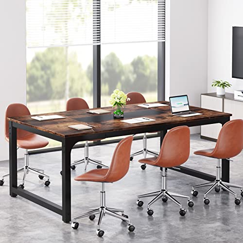 Light Brown Conference Table Tribesigns 6ft Conference Table | 70.86"L ...