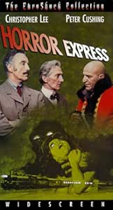Amazon.com: Horror Express [VHS] : Christopher Lee, Peter Cushing ...