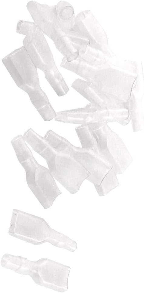 Amazon.com: Aexit PVC Female Tube Fittings Spade Terminal Insulated ...