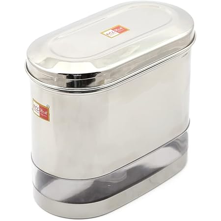 KCL Stainless Steel Capsule Shape Container/Canister/Storage Box With ...