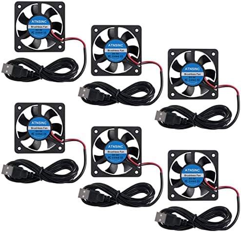 Amazon.com: 4 Pack USB Brushless Cooling Fan 40mm High Performance DC ...
