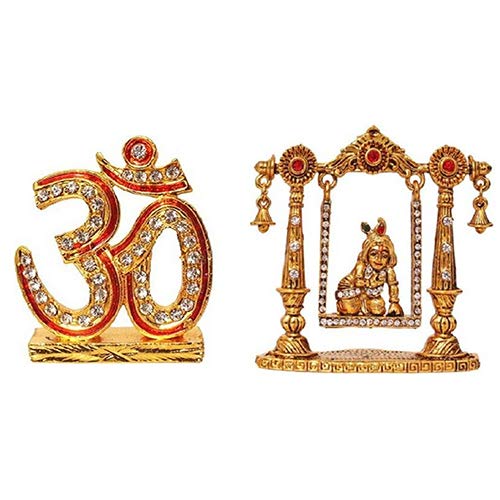 Bei Lord Shiva Symbol Om Sign Idol And Lord Krishna | Desertcart New ...