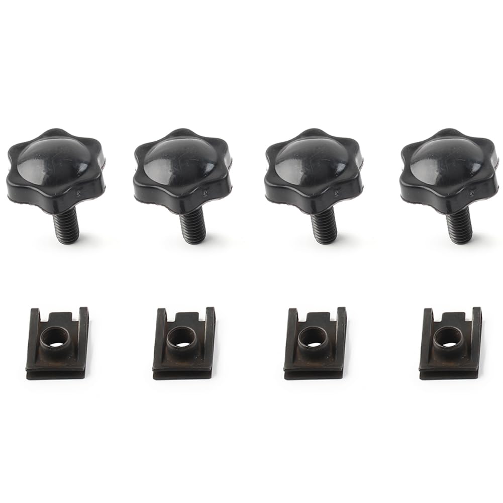 Three T 4 pcs Saddlebag Security System Theft Deterrent Bolts Saddle ...
