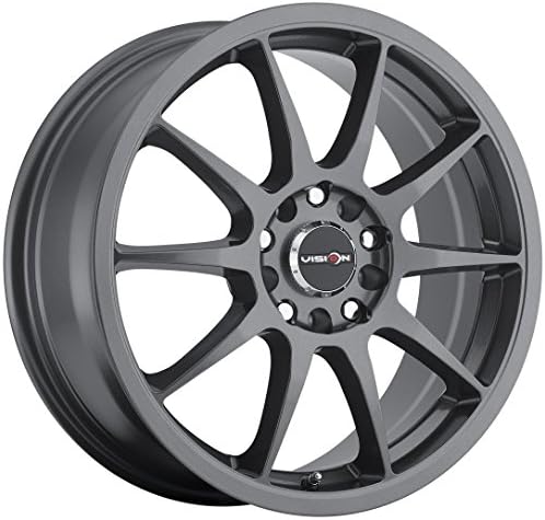 Amazon.com: Vision Venom 16 Gunmetal Wheel / Rim 5x100 & 5x4.5 with a ...